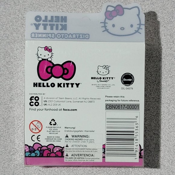 Sanrio | Toys | Hello Kitty Sanrio Diztracto Solid Red Printed Fidget ...